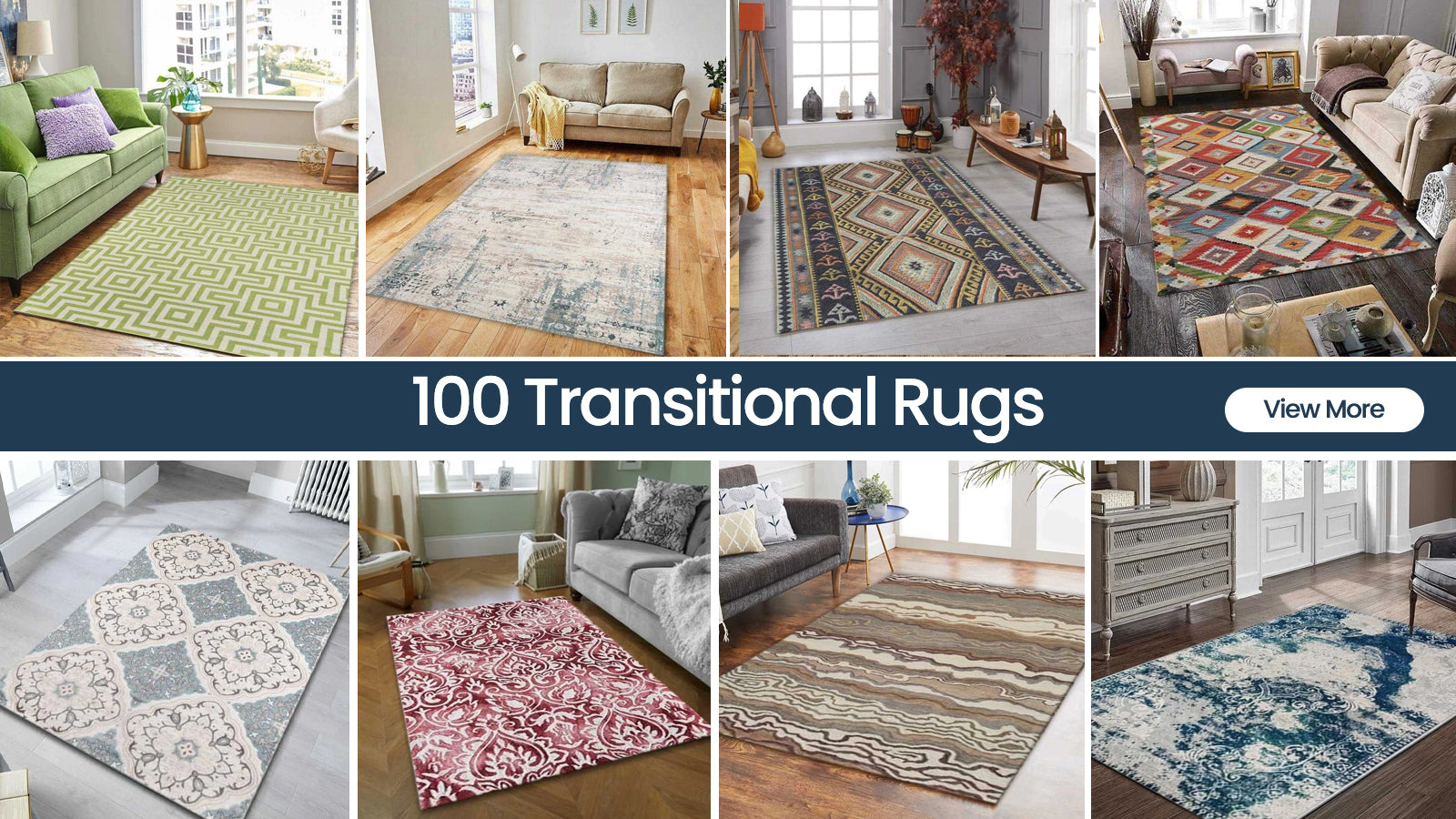 100+ Best Transitional Rugs For 2024- RugKnots