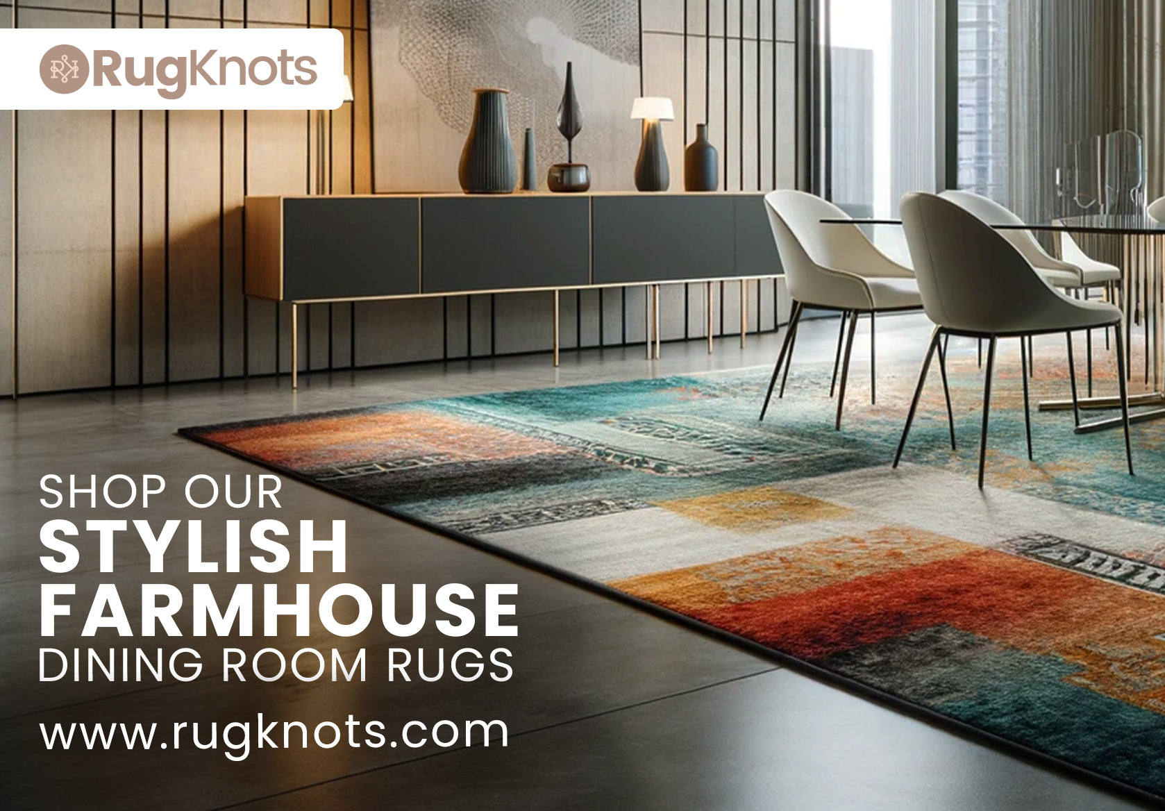 Shop the Best Farmhouse Dining Room Rugs I RugKnots